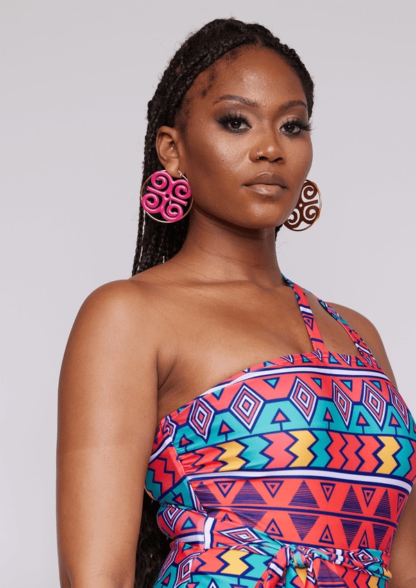 African Print Swimsuits - Women's Swimwear at D'IYANU
