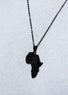 Adinkra Africa Map Necklace - Humility & Strength
